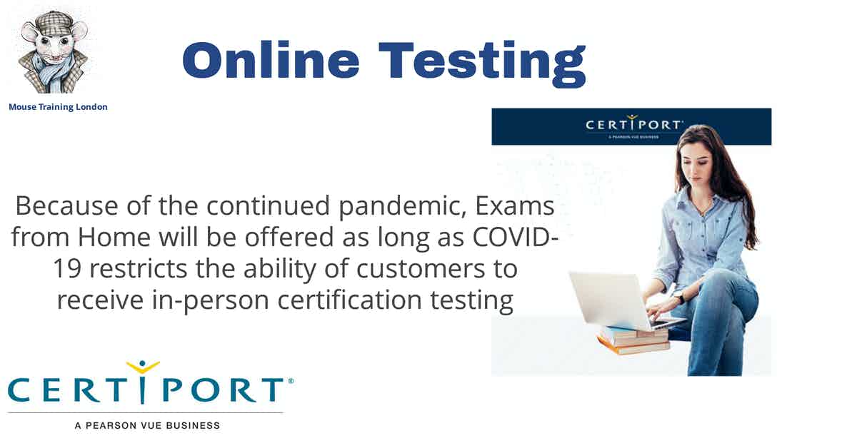 Certiport Exams From Home | Mouse Training London Ltd