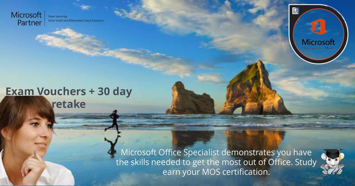 MOS Exam Vouchers with retake | Mouse Training London Ltd