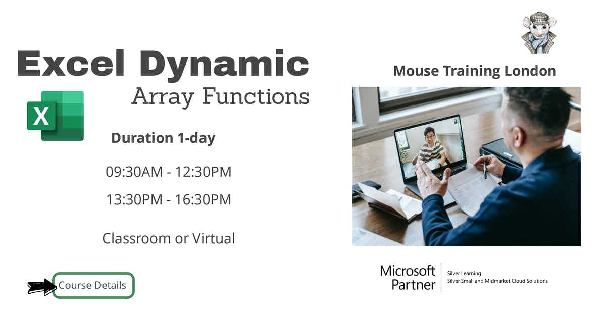 Excel Dynamic Array formulas training Excel Dynamic Array formulas training
