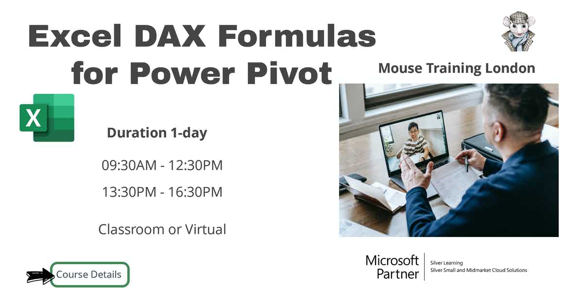 Excel Power Pivot DAX Formulas Course